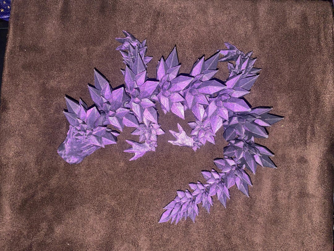 Articulated Crystal Dragon Fidget Toy - Etsy