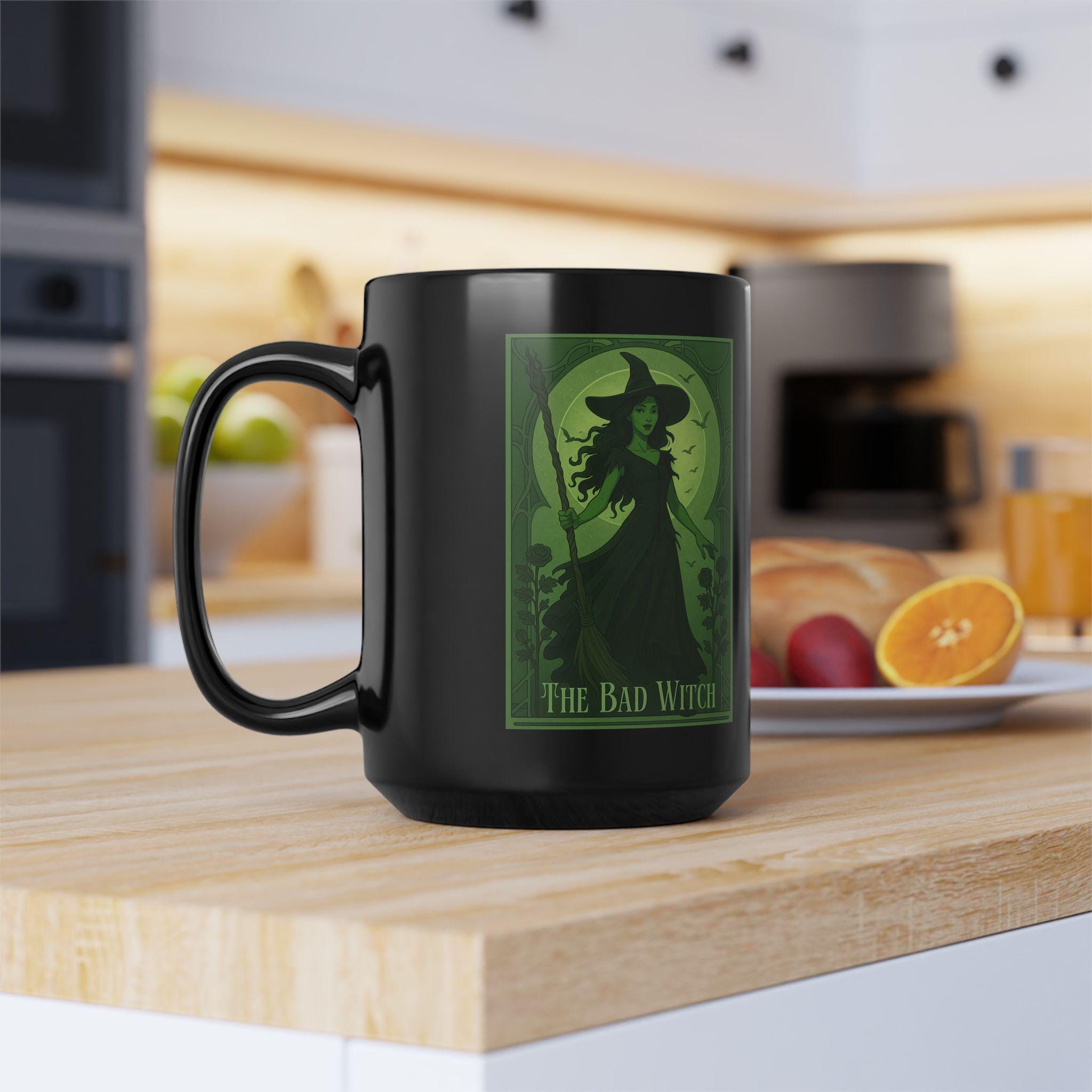 Wicked the Good and the Bad Witch Mug | Black Ceramic Mug - Etsy