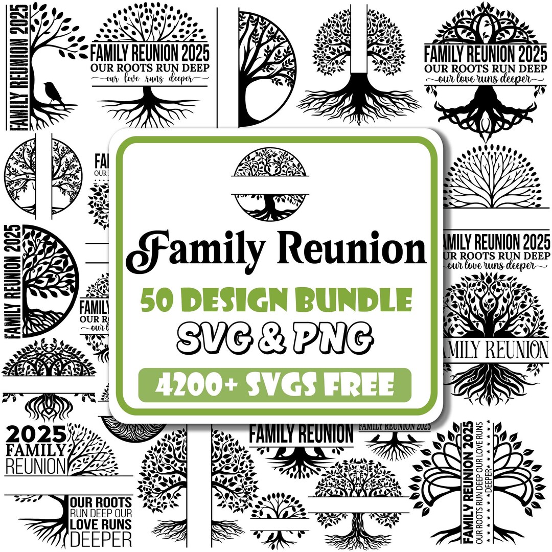 Family Reunion SVG Bundle: T-shirts, Banners, and Keepsakes (digital ...