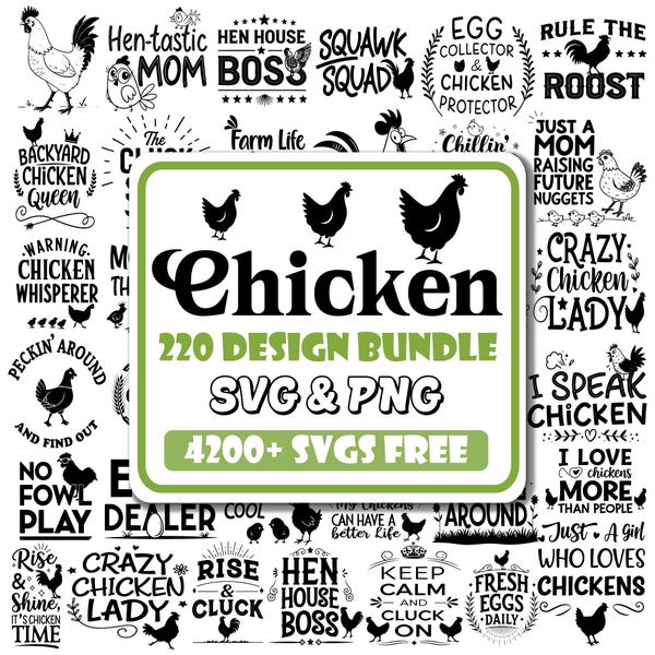 Chicken Svg - Etsy