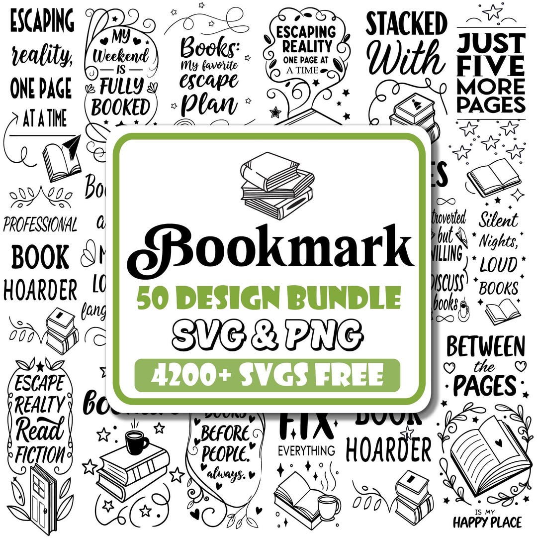 Bookmark Svg Bundle |bookmark Template Bundle Svg |bookmark Label Tags ...