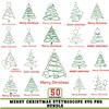 Stethoscope Christmas Tree SVG: Nurse Doctor Medical Art (instant ...