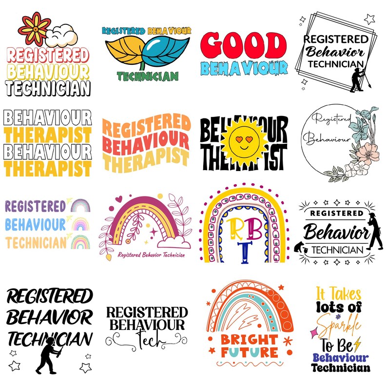 RBT SVG Bundle | Registered Behavior Technician Designs (digital ...