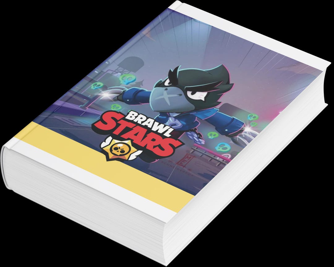 Brawl Stars Themed A5 Notebook - Customizable Cover Design for Kids and ...