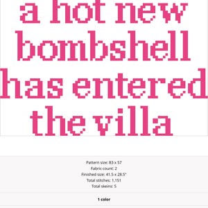 A Hot New Bombshell Has Entered the Villa Needlepoint Canvas - Etsy