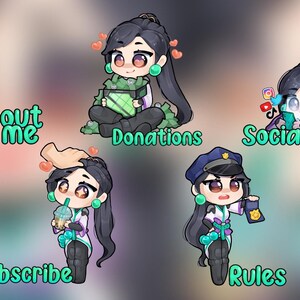 Custom Chibi Panels/emotes - Etsy