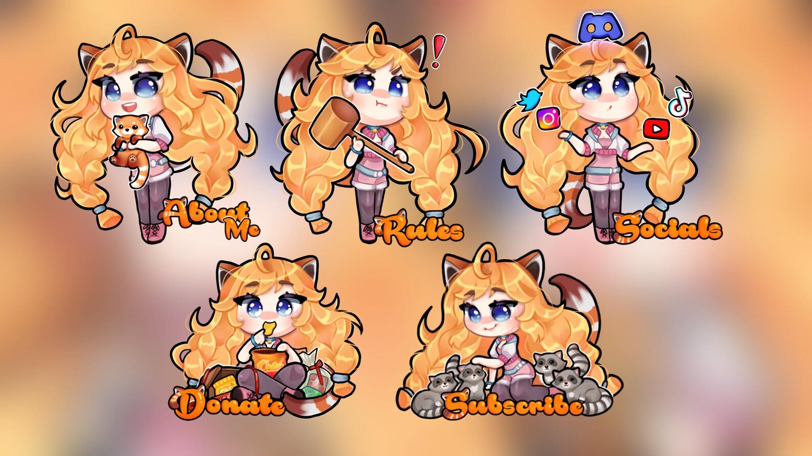 Custom Chibi Panels/emotes - Etsy