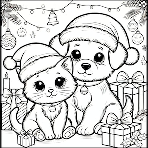 Magic Christmas- Cute and Comfy Coloring Book for Kids and Adults ...