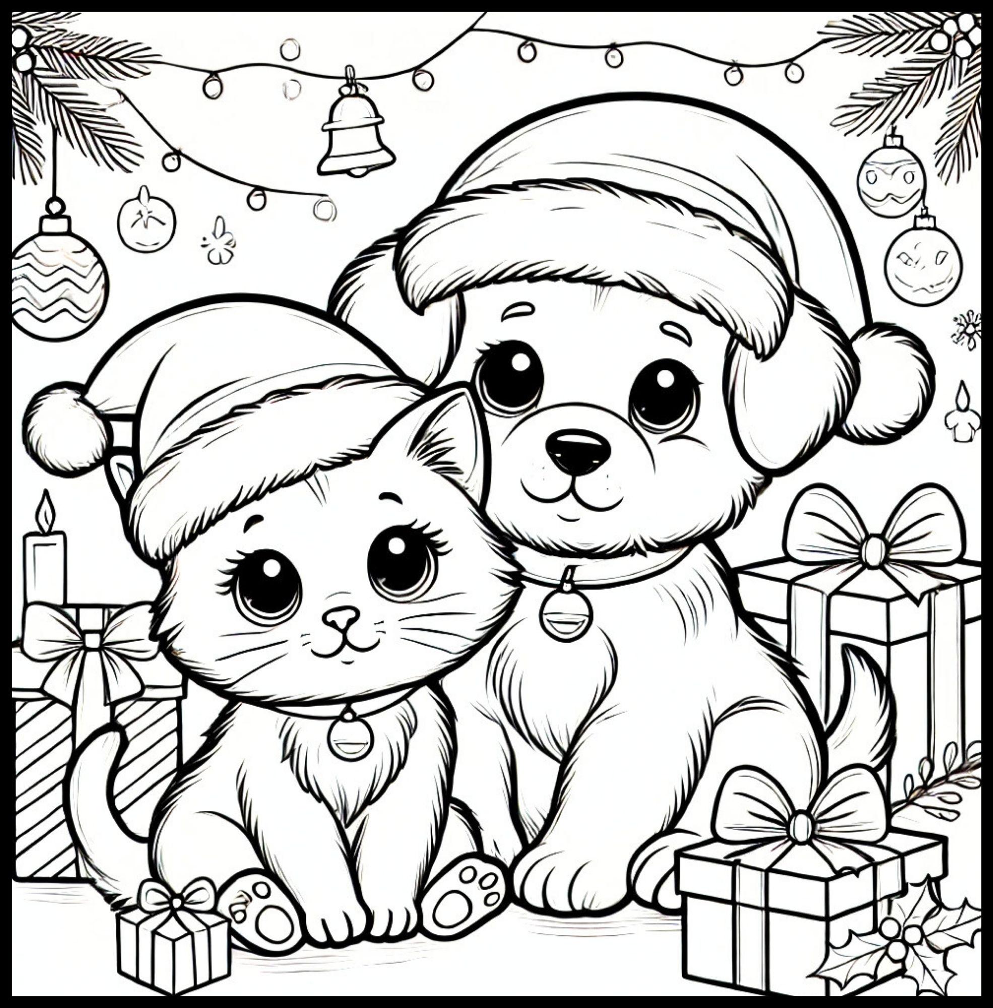 Magic Christmas- Cute and Comfy Coloring Book for Kids and Adults ...