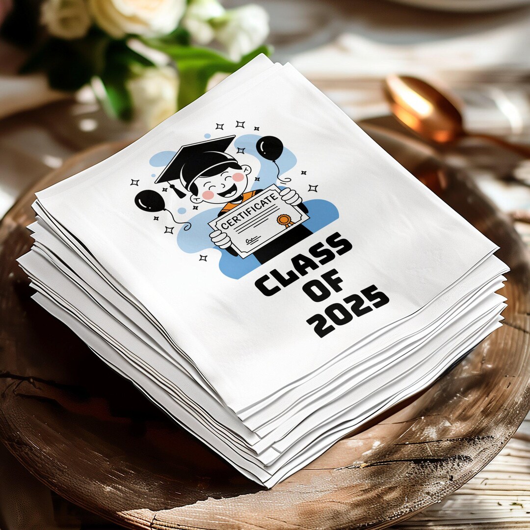 2025 Graduation Digital Art, Grad Cap Student, Certificate Gift ...