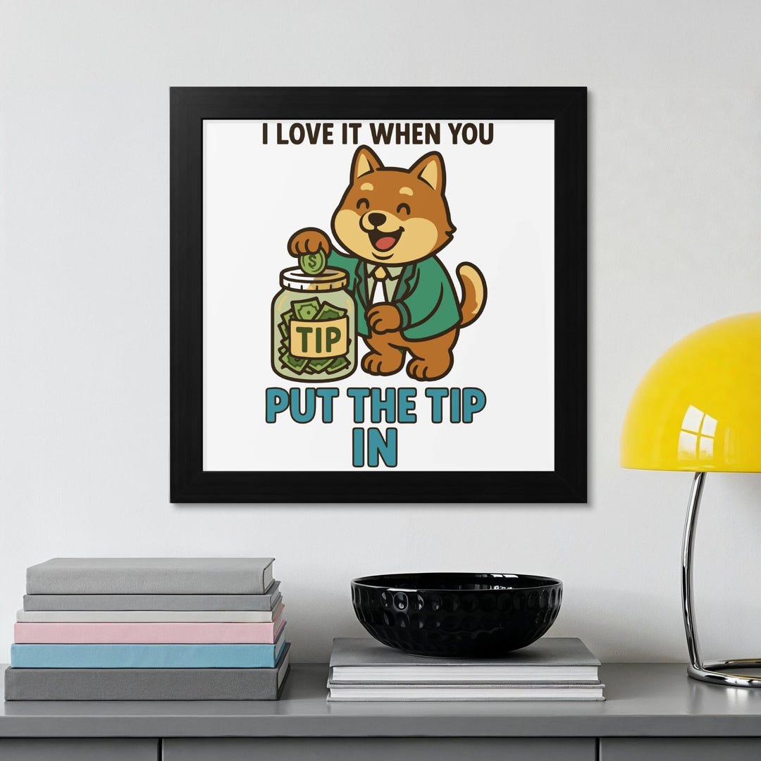 Funny Tip Jar Sign SVG, Cartoon Animal Clip Art PNG, Cute Animal Quote ...