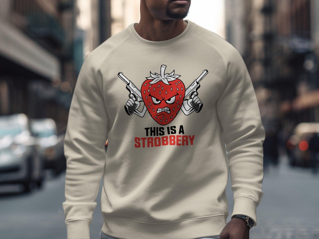 Funny Strawberry Gun Pun Graphic, Digital PNG Art for T-shirts ...