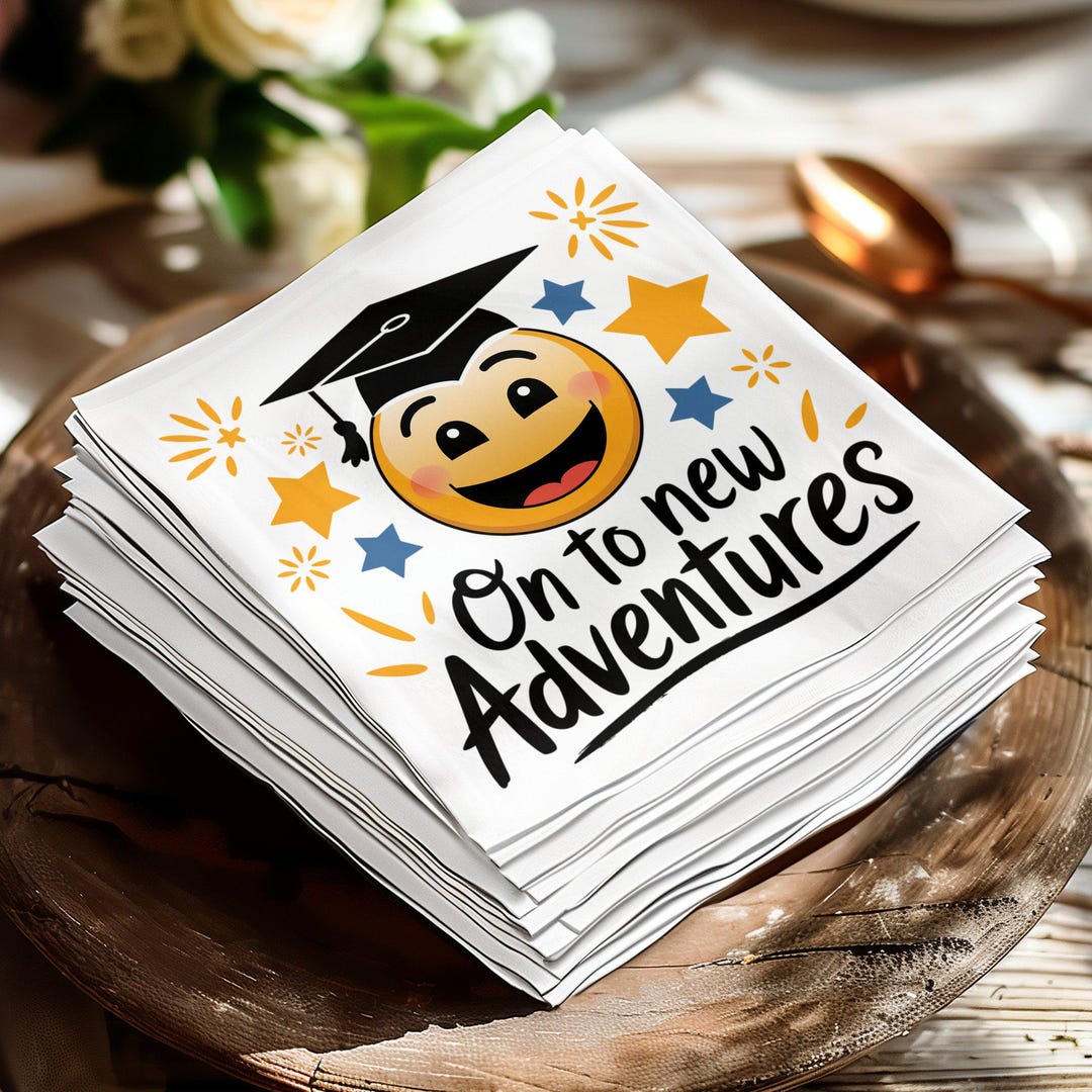 2025 Graduation Digital, Emoji Graduate, High School Grad SVG, College ...