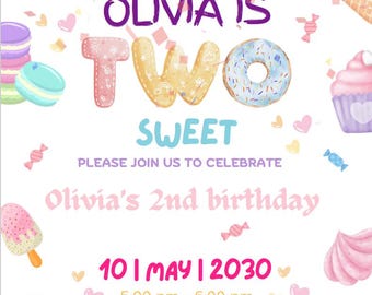 Oh Two-dles: Editable Animated Birthday Card - Etsy