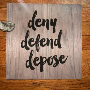 Until They Let Us Live Laugh Love, It's Deny Defend Depose. - Etsy