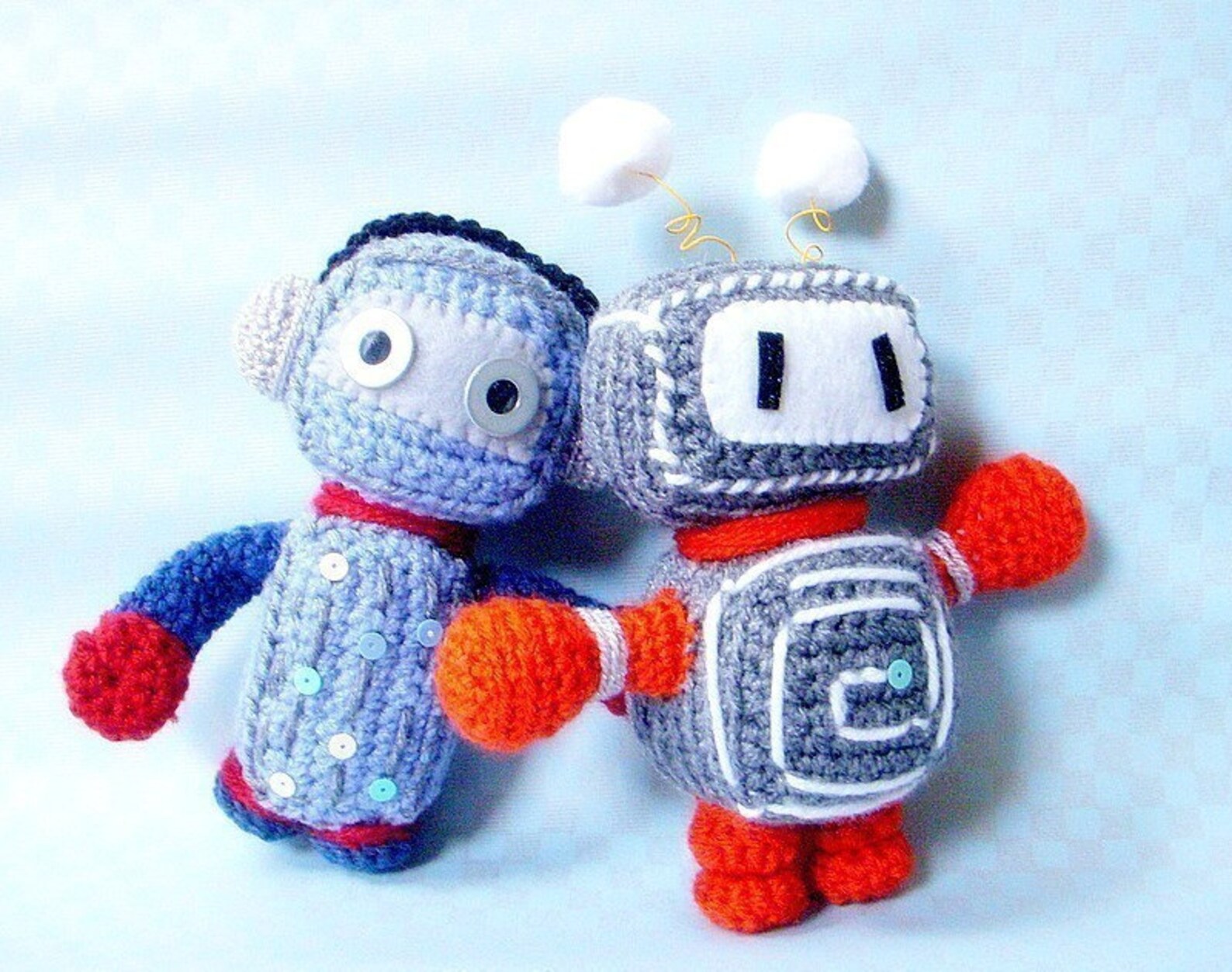 Crochet Amigurumi Pattern Retro Robots 2 Amigurumi Toy - Etsy