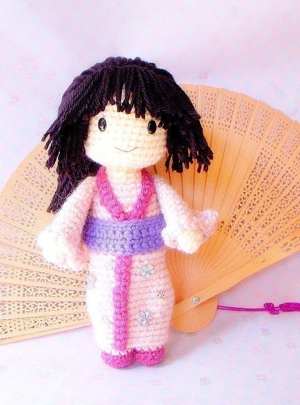 Aiko - Crochet Amigurumi Japanese Girl Doll Pattern / PDF - Etsy