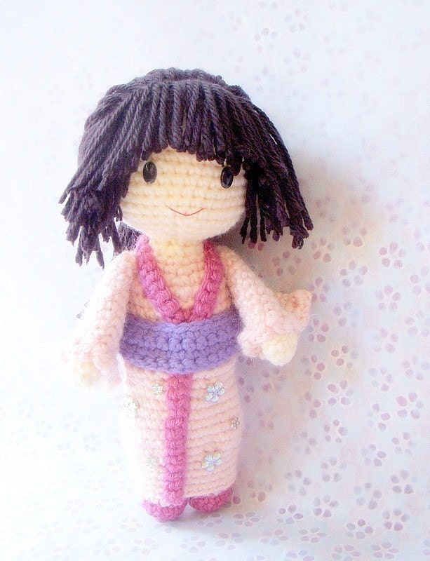 Aiko - Crochet Amigurumi Japanese Girl Doll Pattern / PDF - Etsy