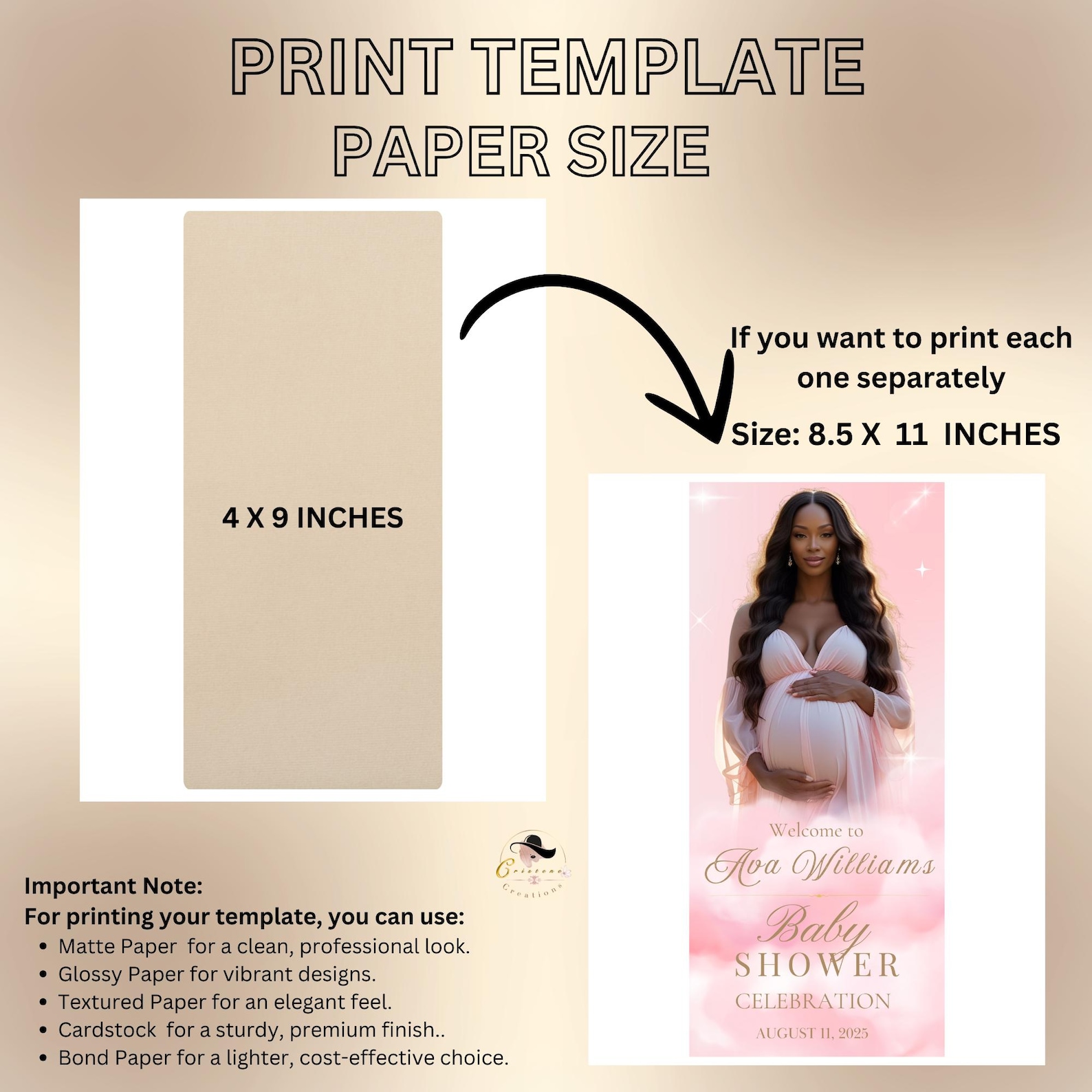 Editable Baby Shower Program Template With Photo Pink Baby Shower ...