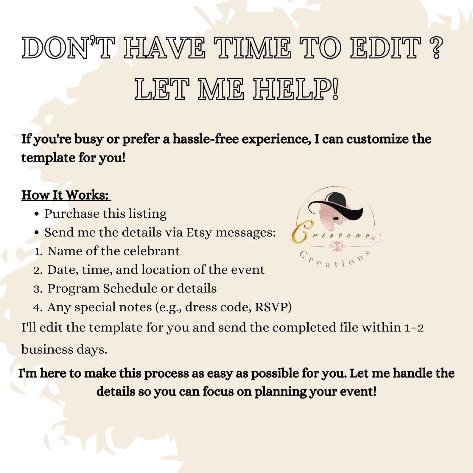 Birthday Party Program Template, Black Gold Event Program Schedule ...