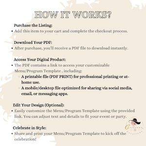 Editable Program Card Template, Purple Birthday Party Program, Formal ...