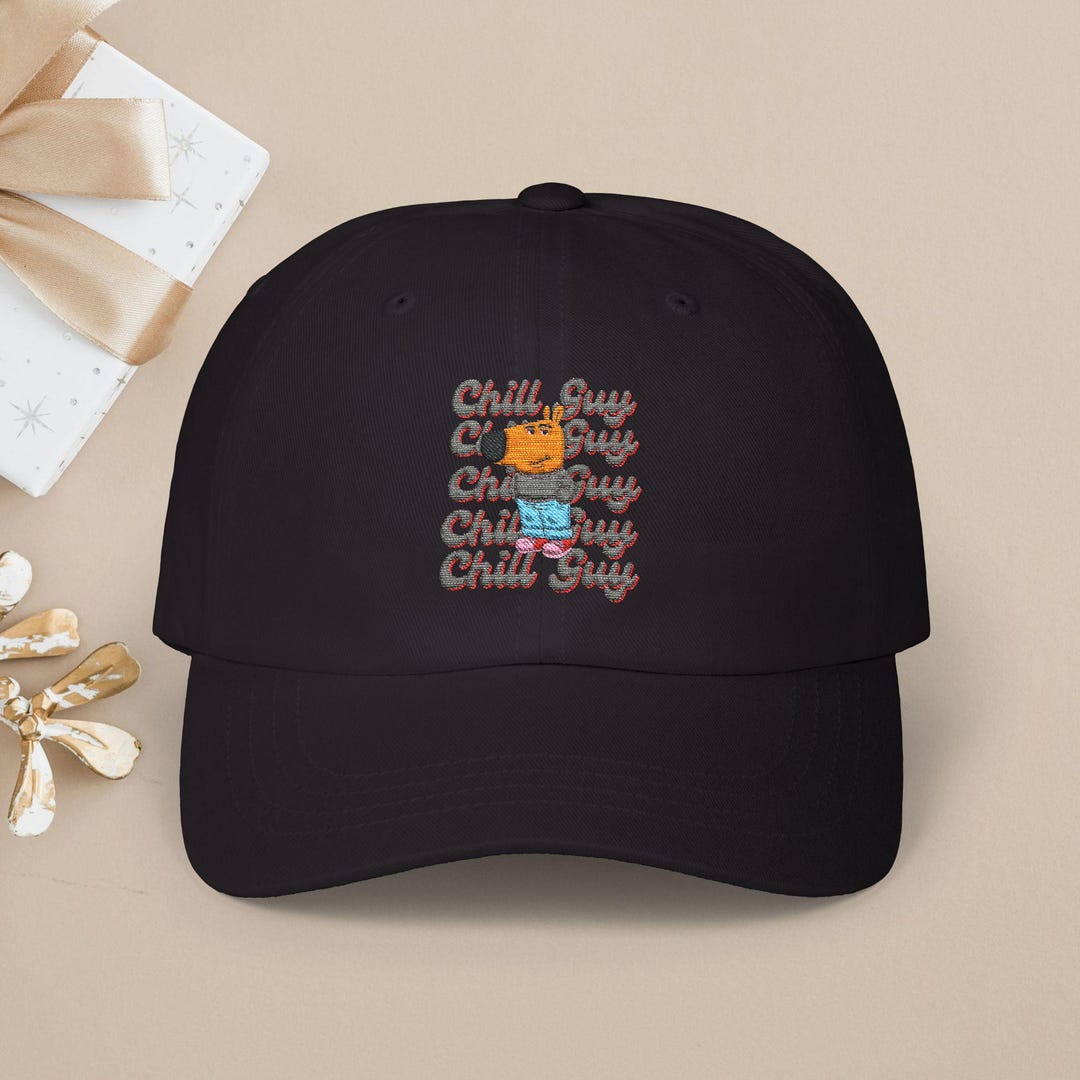 Chill Guy Hat Embroidered Relaxed Fit Cap for Casual Style and Everyday ...