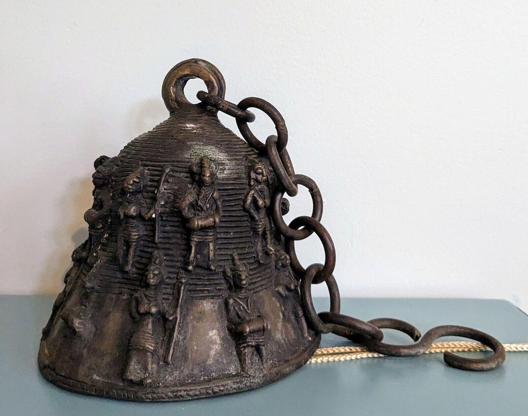 Antique Heavy Bronze Bell, Incredible Vibration, Unique - Etsy
