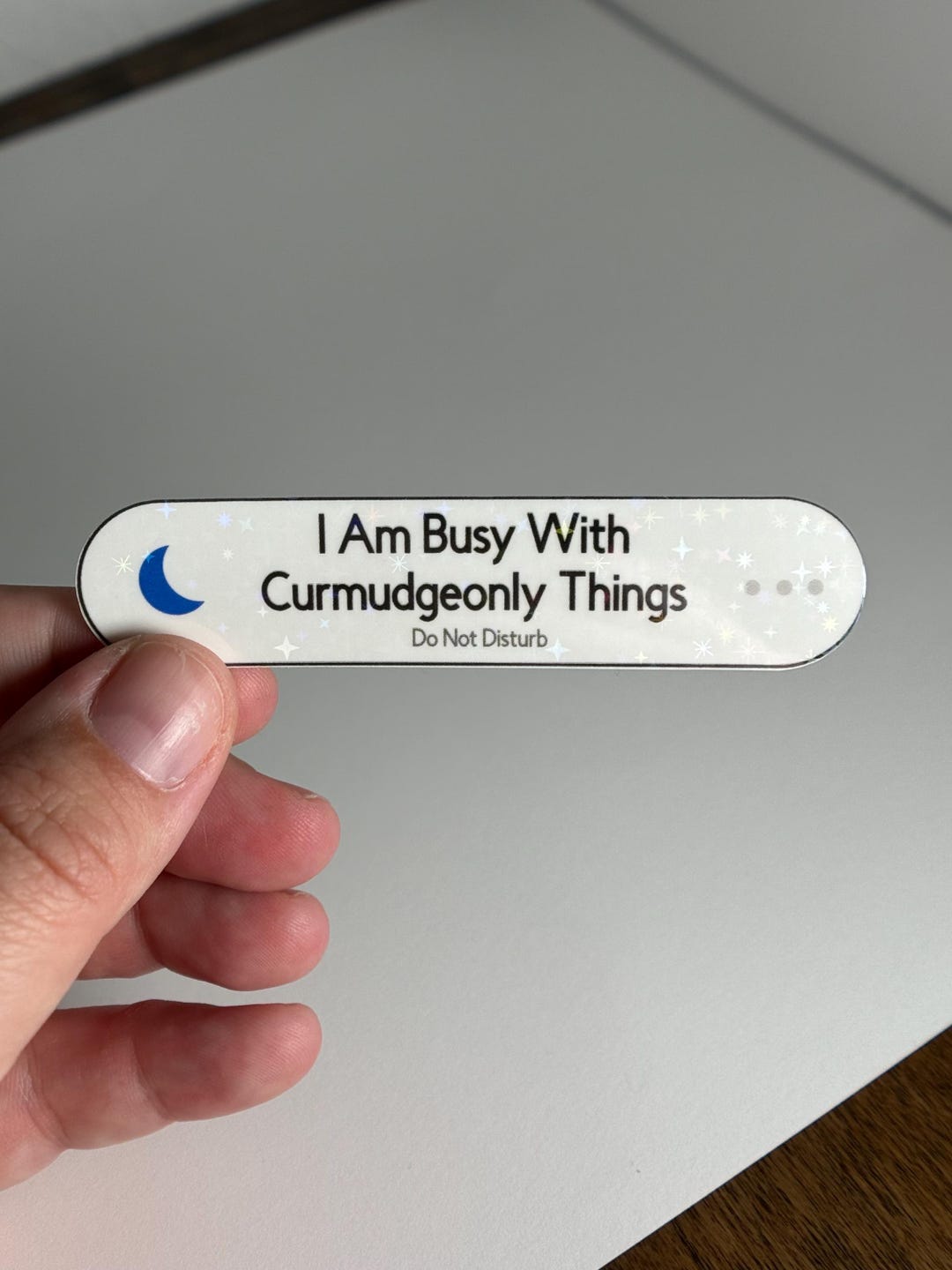 I Am Busy With Curmudgeonly Things Do Not Disturb Tairn Quote Sticker ...