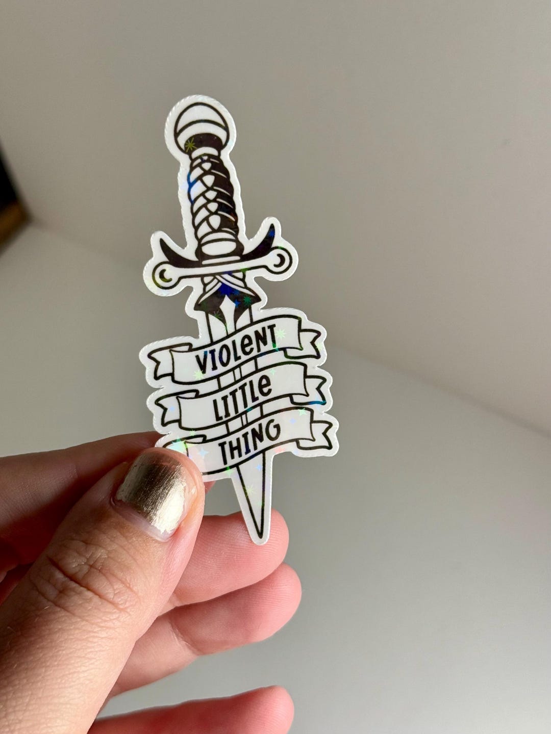 Violent Little Thing Dagger Sticker, Fourth Wing, Kindle Sticker ...