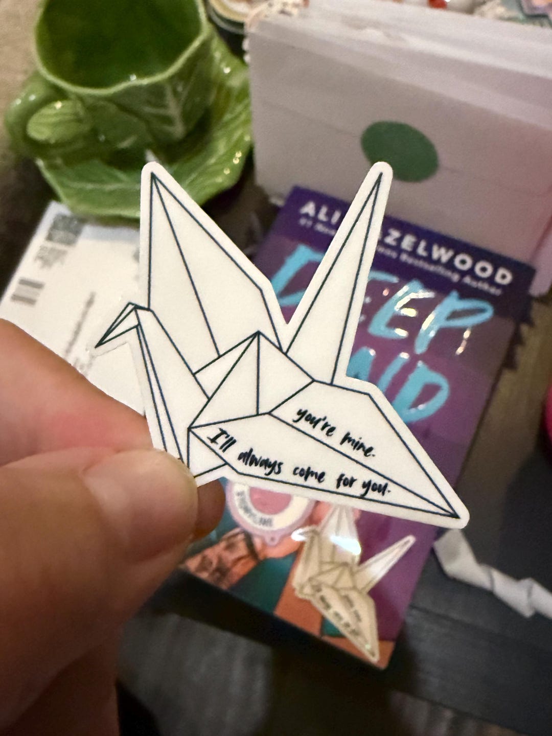 Dramione I'll Always Come for You Paper Crane Sticker | Bookish, Mine ...