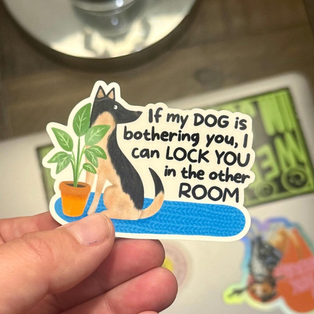 Snarky Dog Parent Sticker | Bookish, Snarky, Funny, Pet Lover, Dog ...