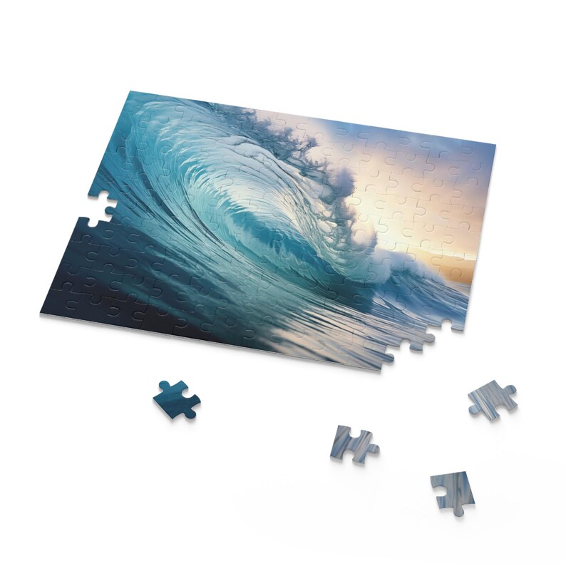 Ocean Wave Art Jigsaw Puzzle. Beautiful Art, Quality Print, Perfect ...