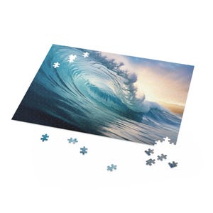 Ocean Wave Art Jigsaw Puzzle. Beautiful Art, Quality Print, Perfect ...