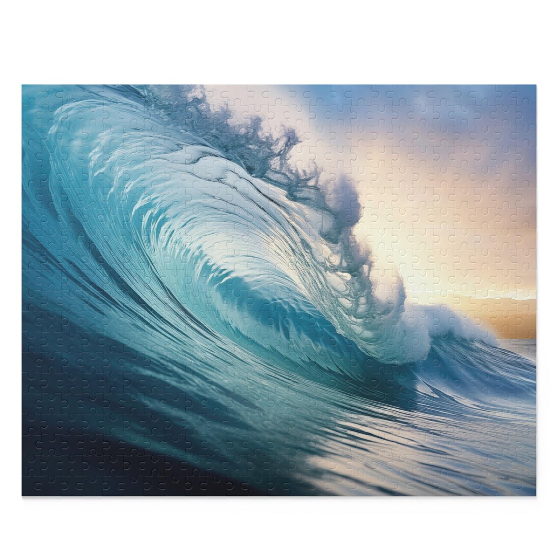 Ocean Wave Art Jigsaw Puzzle. Beautiful Art, Quality Print, Perfect ...