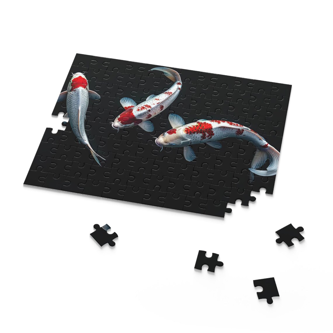 Premium Koi Fish Art Jigsaw Puzzle. Beautiful Art, Quality Print ...