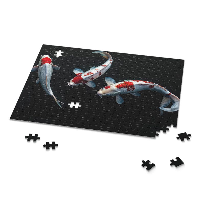 Premium Koi Fish Art Jigsaw Puzzle. Beautiful Art, Quality Print ...