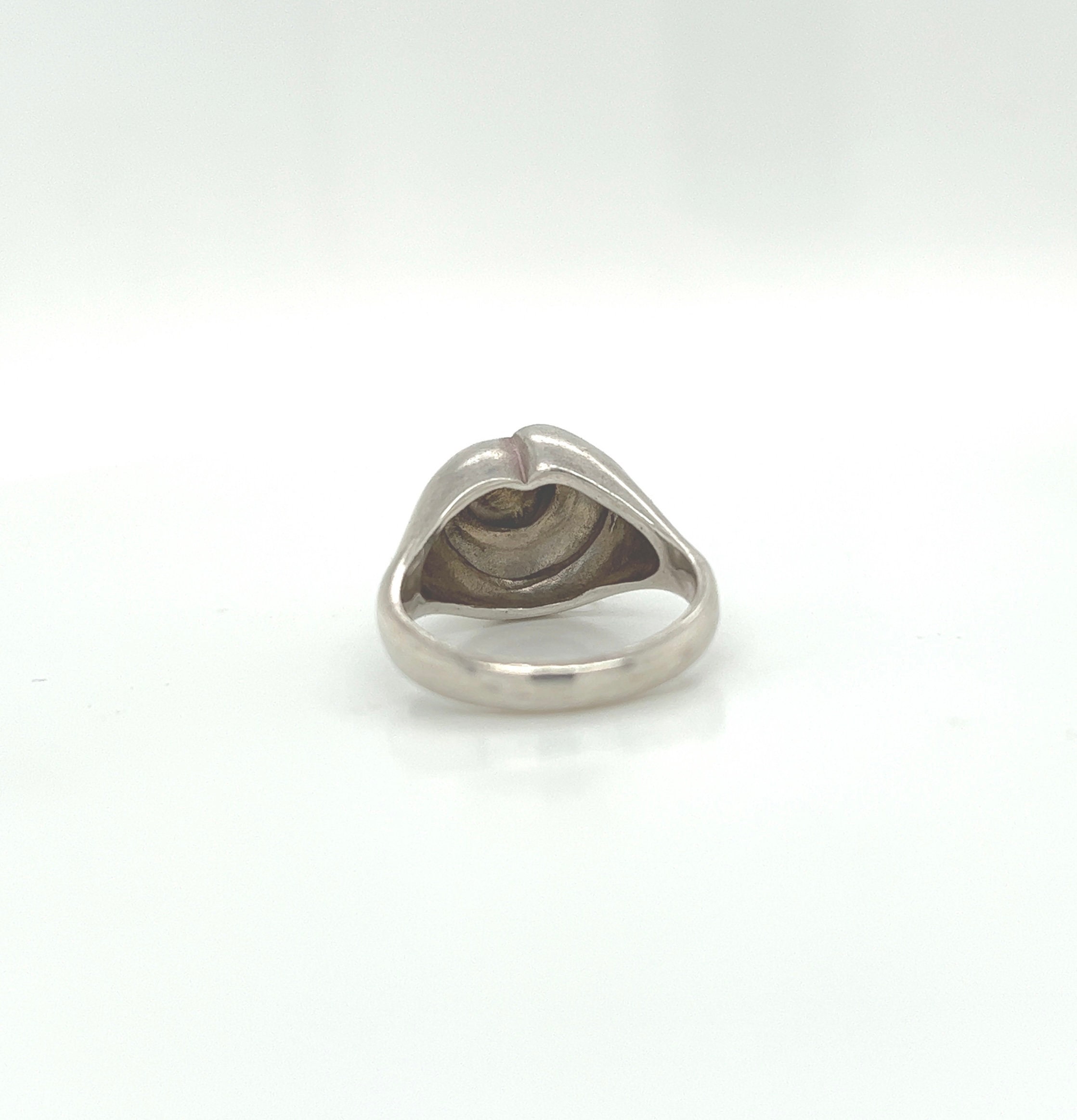 Hatteras Silver Snail Shell Ring Small - Etsy