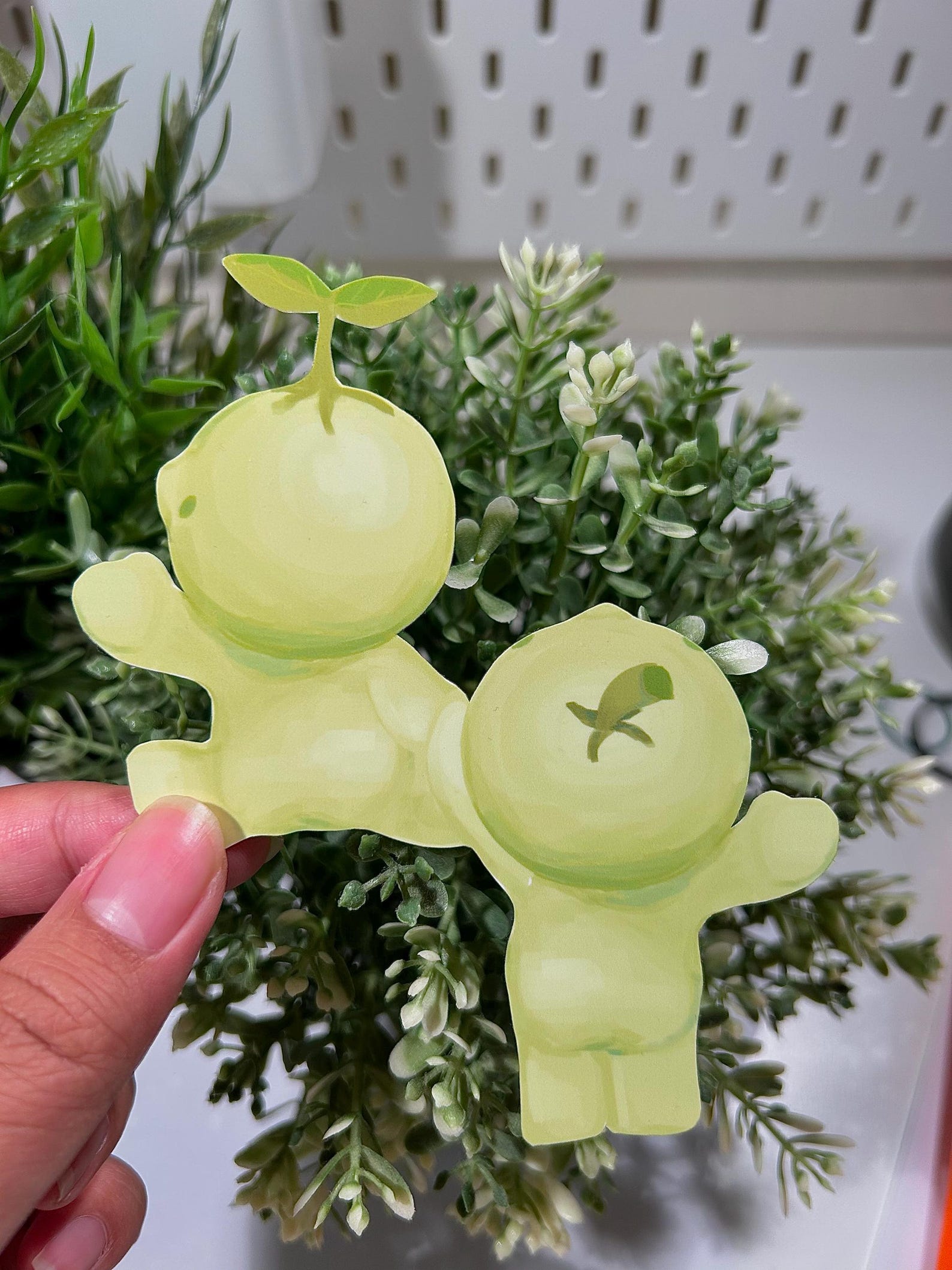 Smiski Plant Themed Stickers / Vinyl Waterproof Stickers / for Water ...