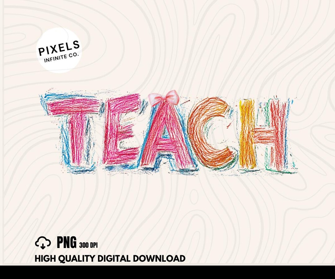 Coquette Teacher PNG, Chic Bows Teacher Clipart, Trendy Teach PNG ...