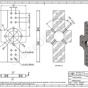 Line Boring Machine DIY Drawings Kit, Basic Package, PDF&DXF Drawings ...