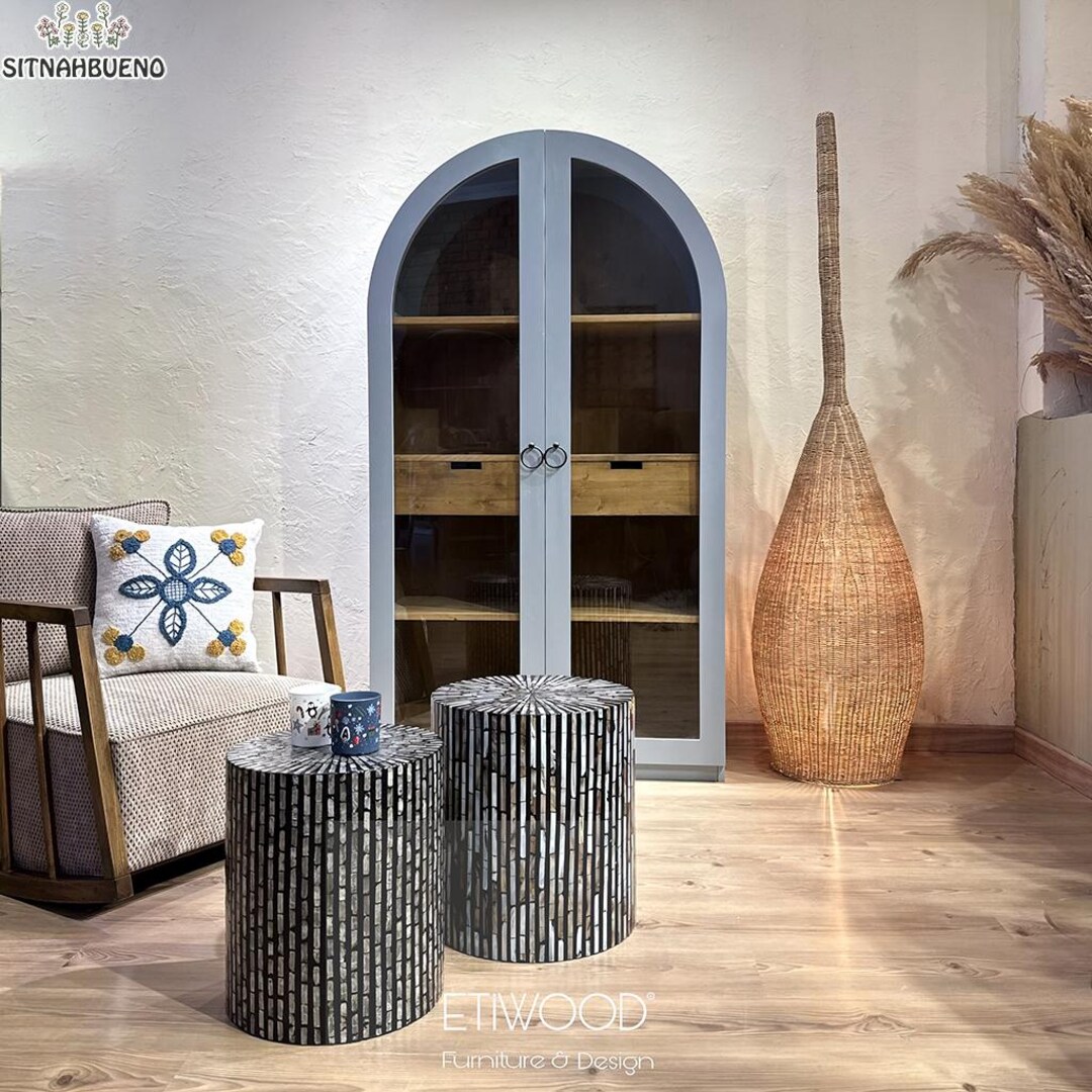 Arched Cabinet | Spruce Wood Dome Buffet With 5 Color Options - Etsy