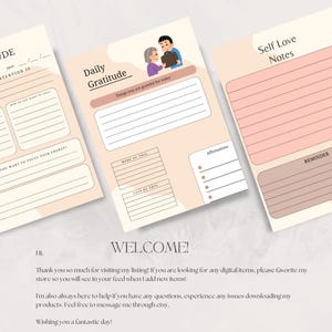 2025 Mental Health Journal, Anxiety Journal, Depression Tracker ...