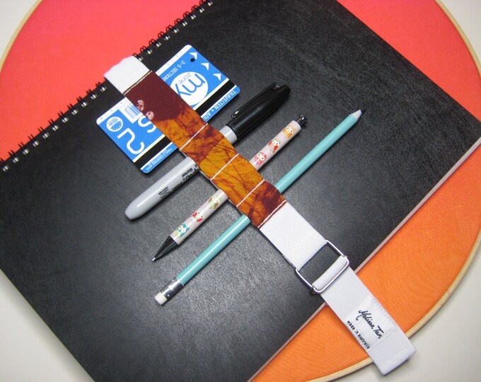 A4 Notebook Strap, Pen Holder, Buckle Book Strap, Business Card Holder ...