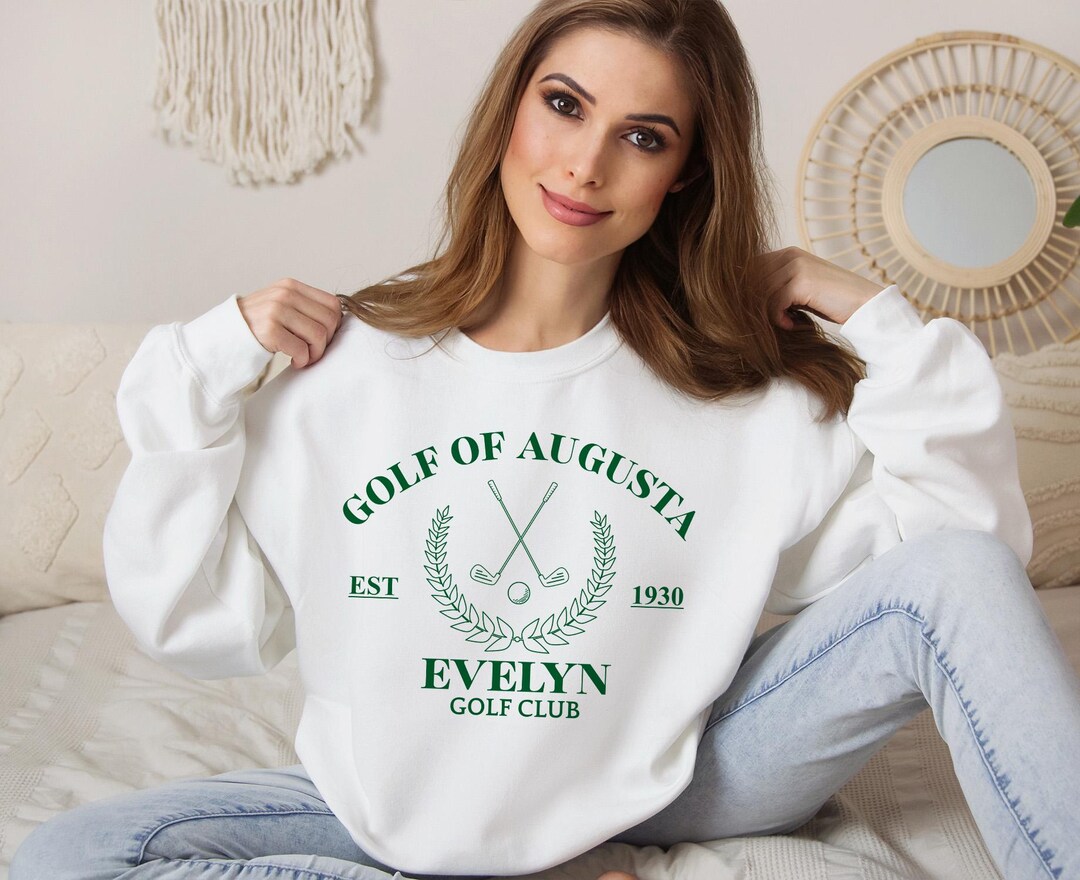 Masters Golf Tournament Sweatshirt, Custom Golf Club Name Sweatshirt ...