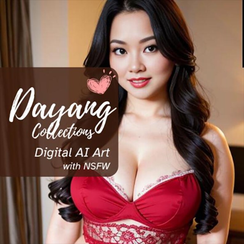 Digital Art Print Wall Art AI Art Digital Download pack 14: Dayang Collections Mature SFW ...
