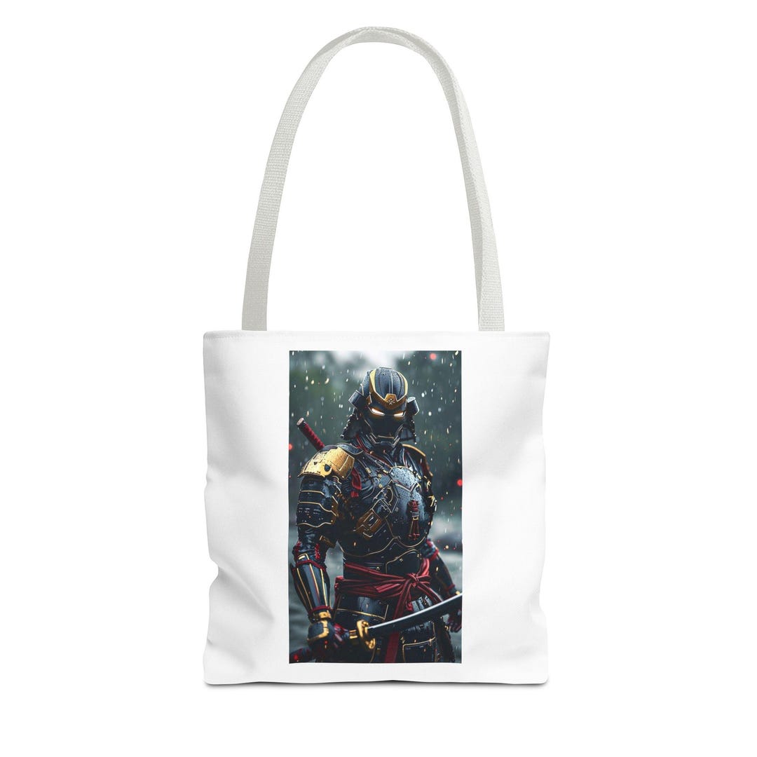 Samurai Tote Bag - Japanese Traditional Future Helmet Design, Japan ...