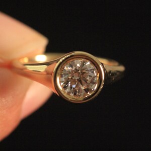 Custom Diamond Ring With Minimalist Style, Engagement Ring, Unique ...