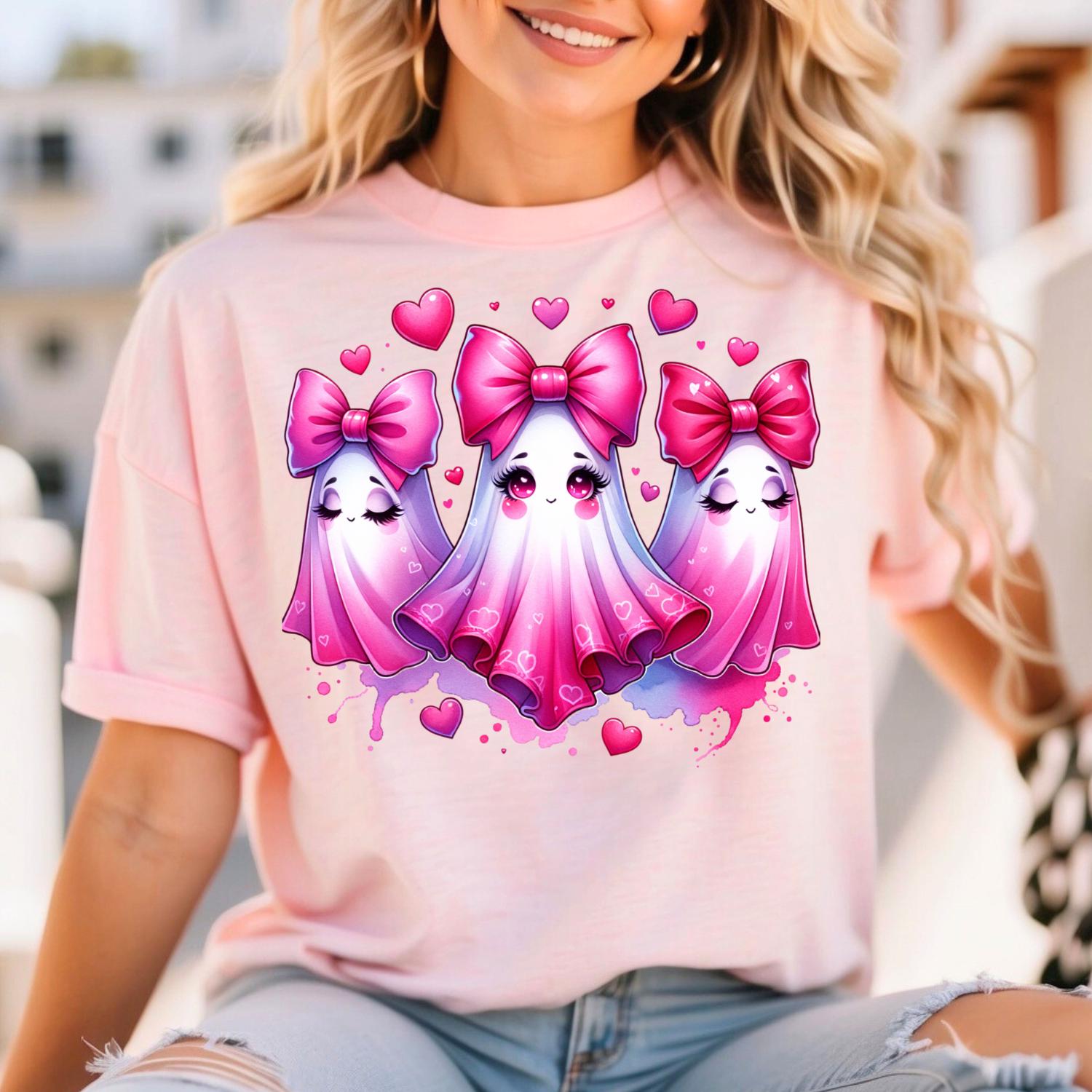 Pink Spooky Girls Png, Halloween Png, Halloween Ghost Png, Spooky ...