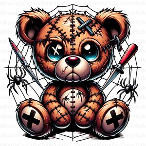 Halloween Teddy Png, Teddy Bear Png, Middle Finger Animal Jpeg, Zombie ...