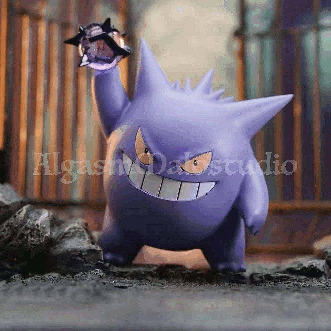 Gengar 9cm Pokemon Action Figure Decoration Gift - Etsy